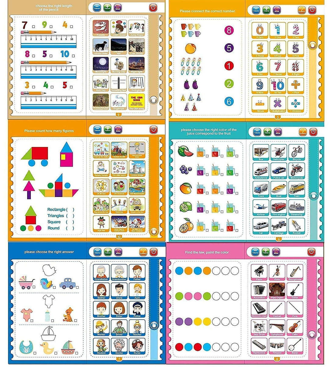 DW™ Smart Sound Interactive Learning Book – Drop Wish